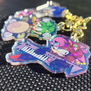 Sonic Underground Inspired Keychain - Etsy