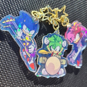 Sonic Underground Inspired Keychain - Etsy