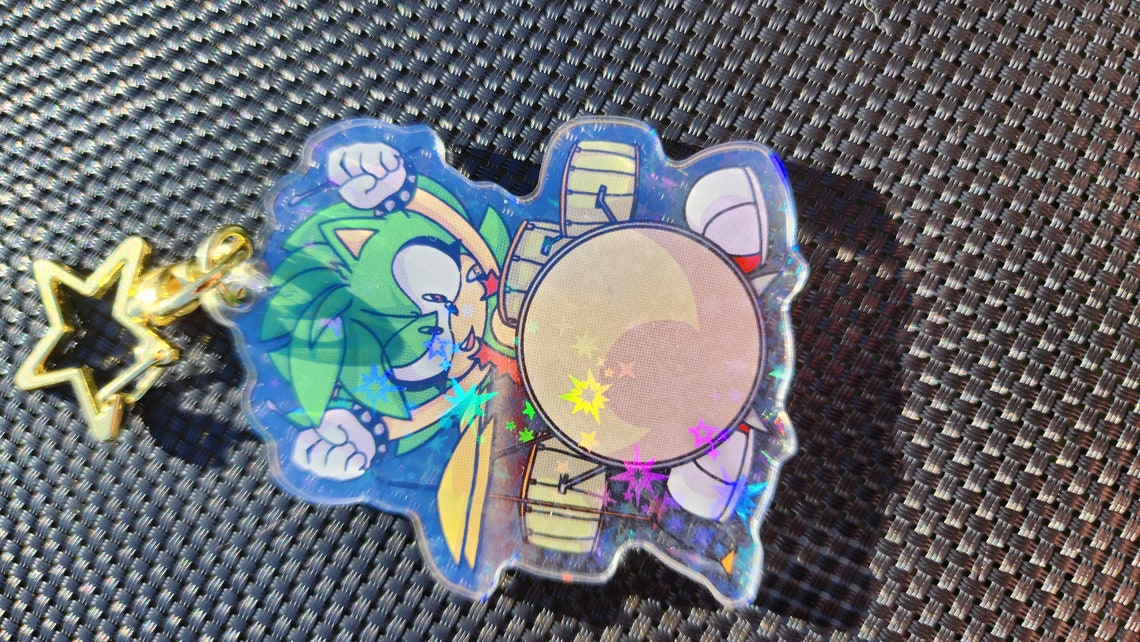 Sonic Underground Inspired Keychain - Etsy