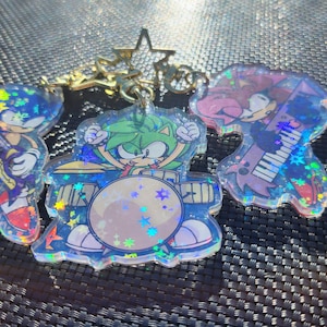 Sonic Underground Inspired Keychain - Etsy