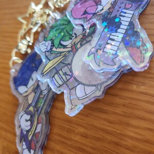 Sonic Underground Inspired Keychain - Etsy