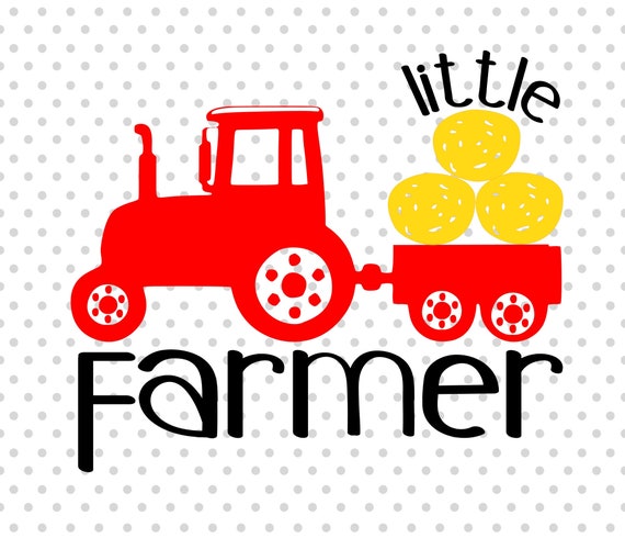 Little Farmer Farming SVG Digital File | Etsy