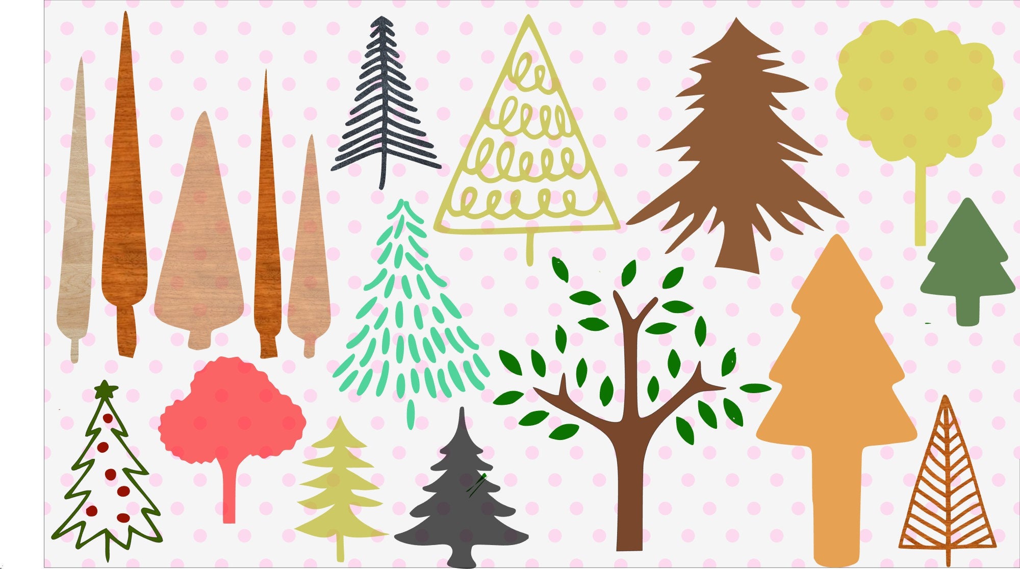 Fall Tree SVG Christmas Tree SVG Fall Leaves SVG Autumn Svg - Etsy