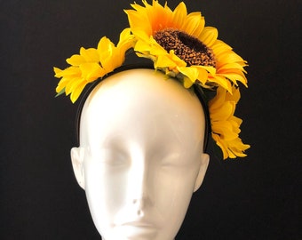 Sunflower Headpiece | Etsy