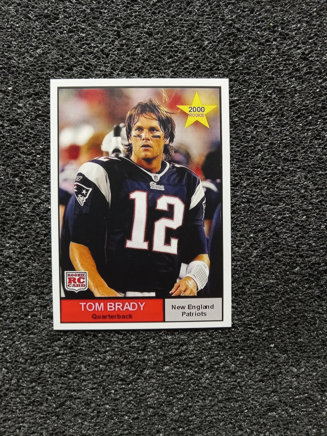 2000 Tom Brady Star Rookie Card. Custom Card Limited Edition Rare - Etsy