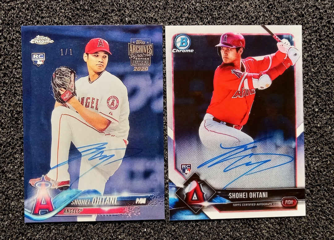 2018 Shoehi Ohtani Autograph Rookie Card Lot. - Etsy