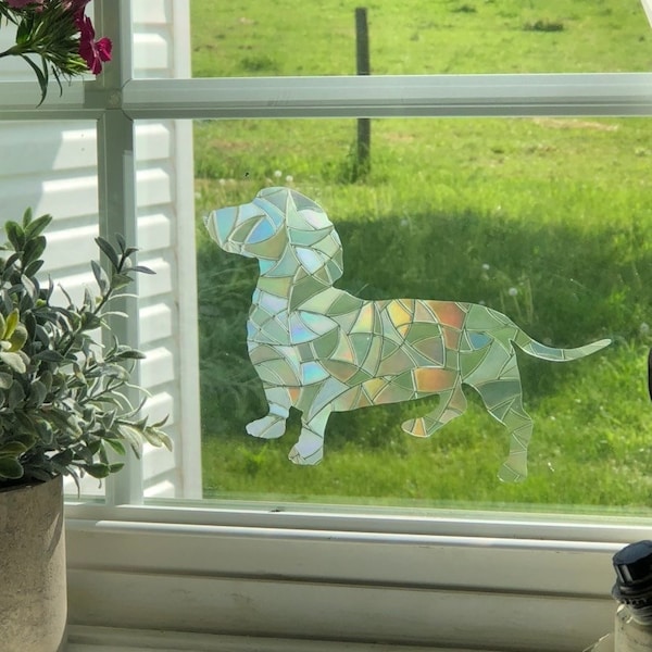 Window Clings Dachshund - Etsy