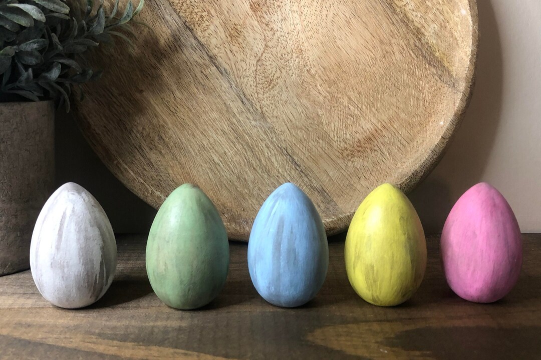 Rustic Easter Decor | Farmhouse Kitchen Decor | Folk Eggs | Wood Easter ...