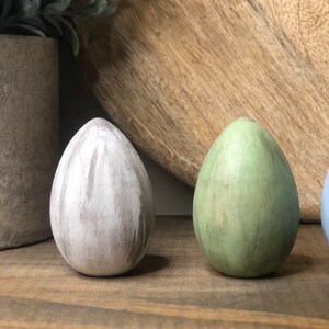 Rustic Easter Decor | Farmhouse Kitchen Decor | Folk Eggs | Wood Easter ...