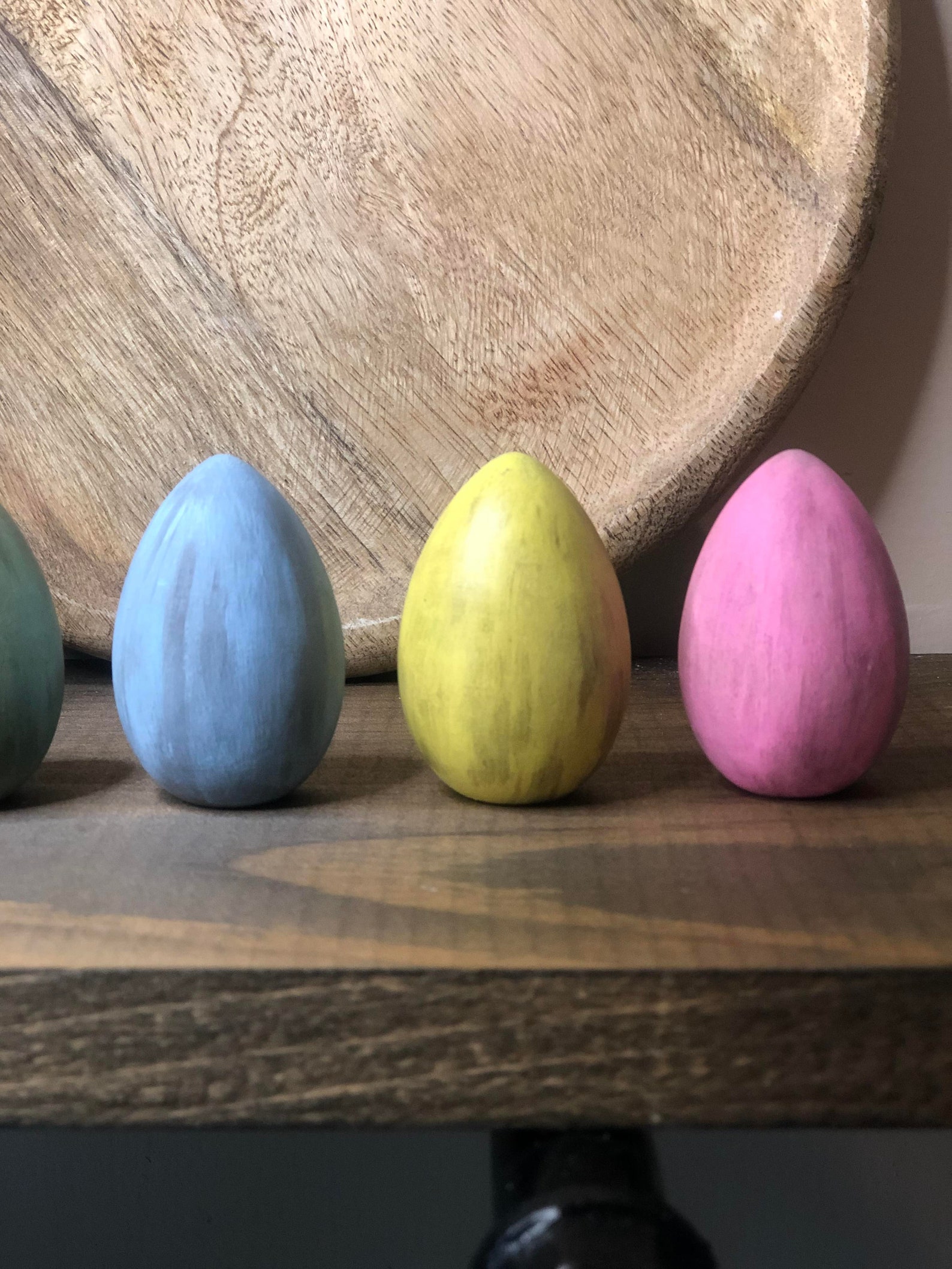 Rustic Easter Decor | Farmhouse Kitchen Decor | Folk Eggs | Wood Easter ...