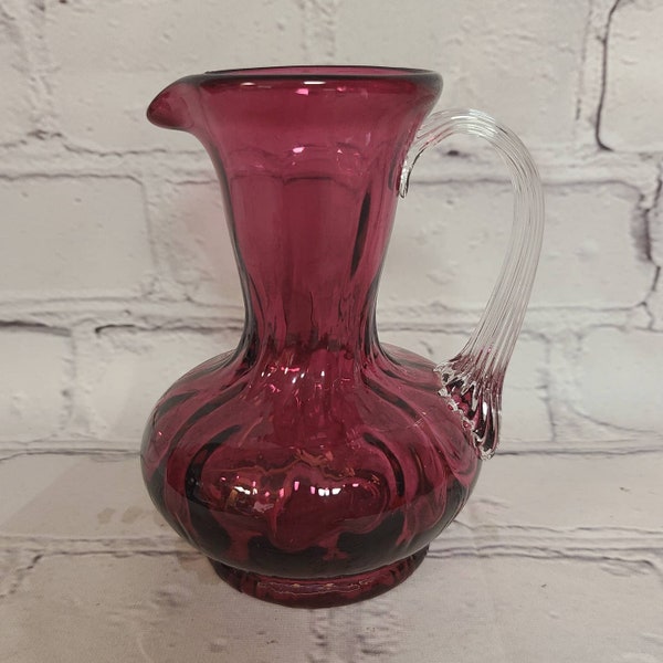 Small Glass Pitcher - Etsy