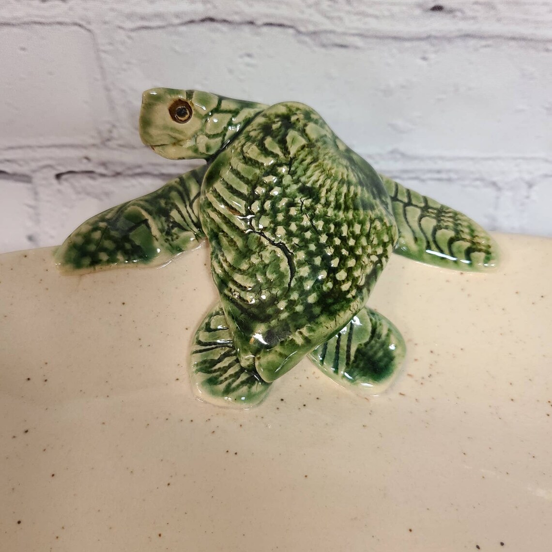 2003 Ceramic Turtle Trinket Serving Dish Platter Nautical - Etsy UK