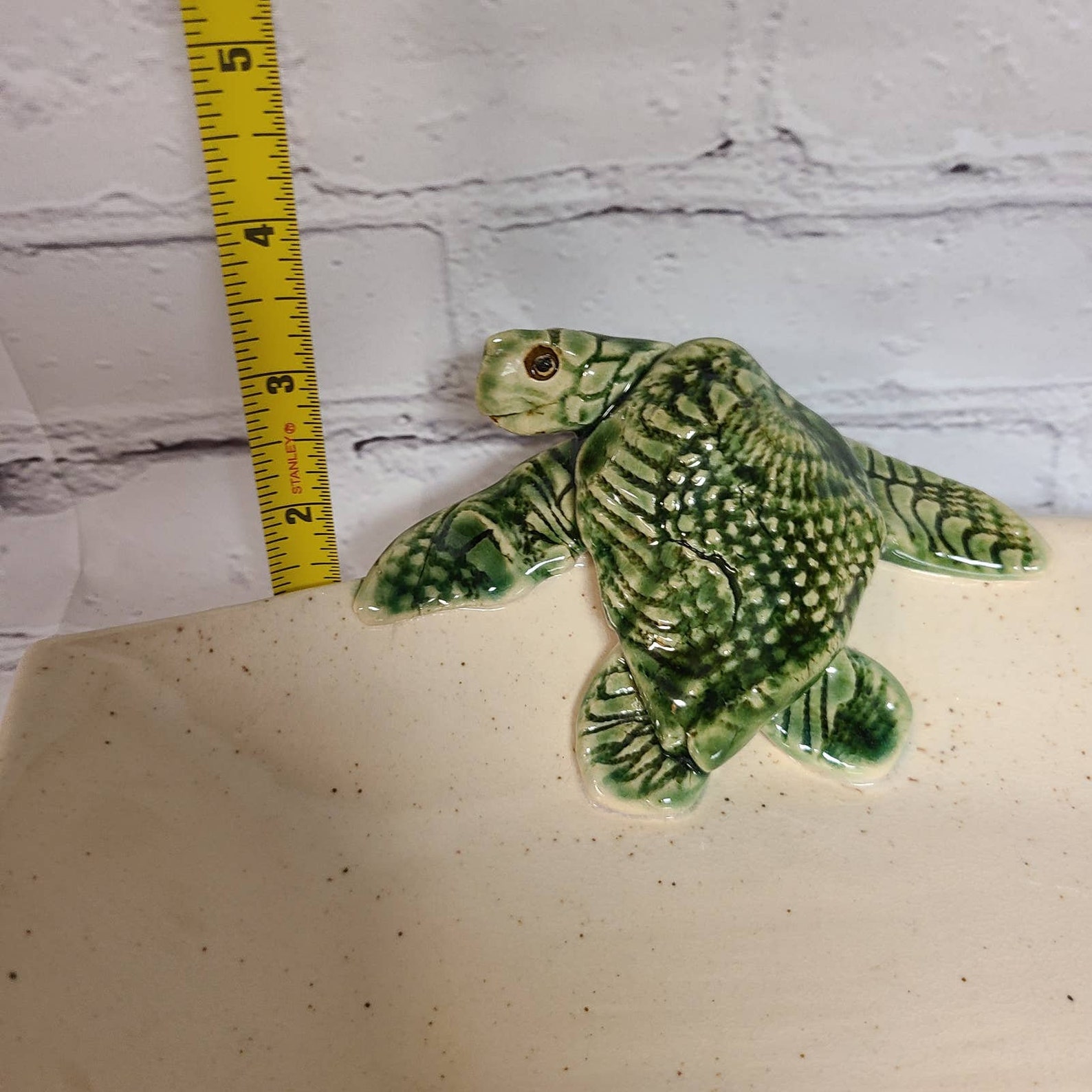 2003 Ceramic Turtle Trinket Serving Dish Platter Nautical - Etsy UK