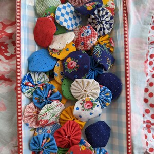 Yo-yos, Suffolk Puffs, Sweet Harmony, 20 - Etsy