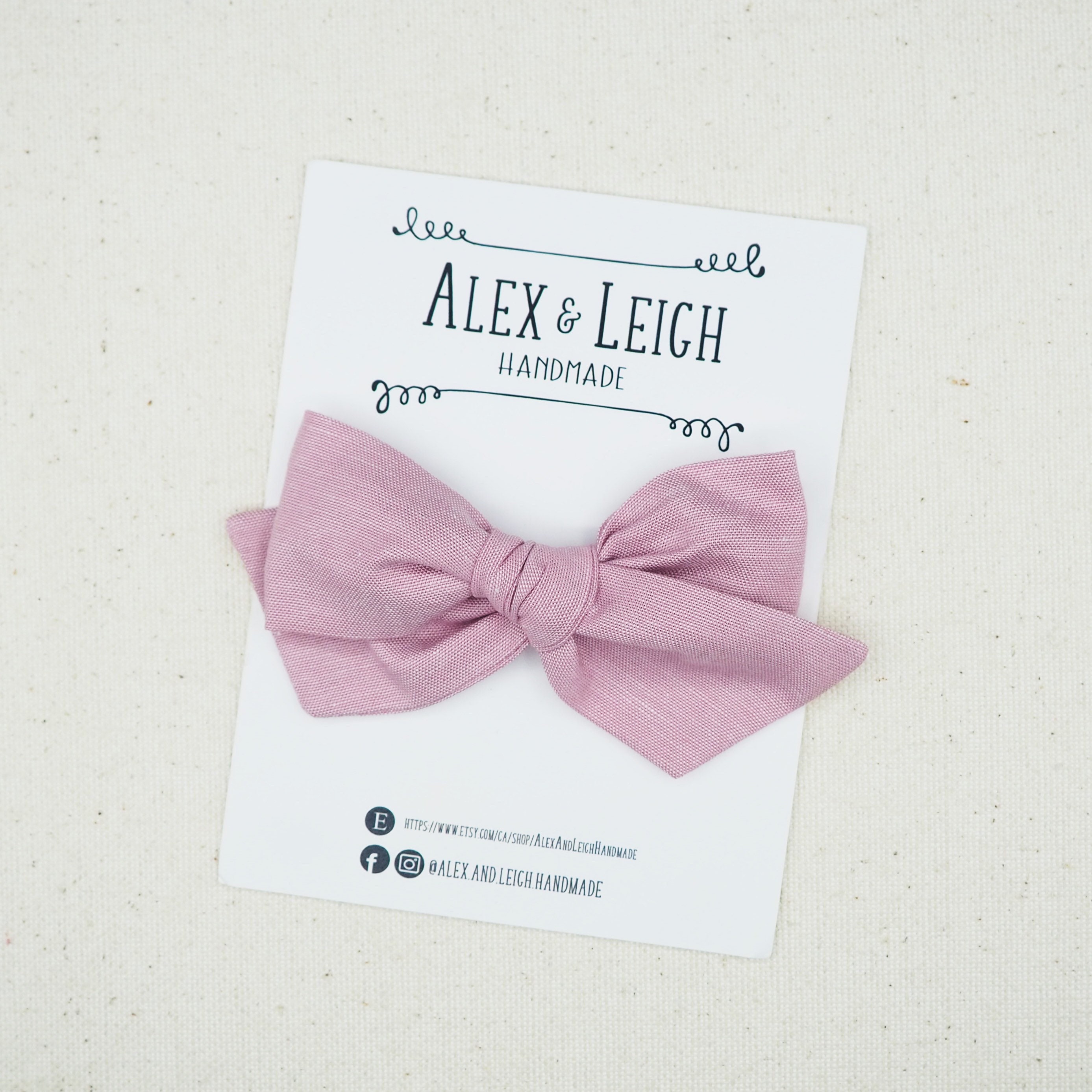 Cherry Blossom Bow Trio - Set of 3 Bows - Sprig Blossom Bow - Taupe ...