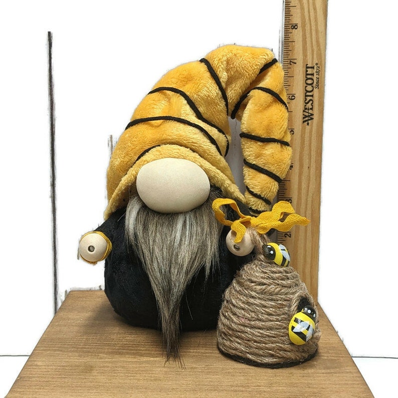 Spring Bee Gnome Decor, Tier Tray Decoration, Bee Kitchen Decor - Etsy