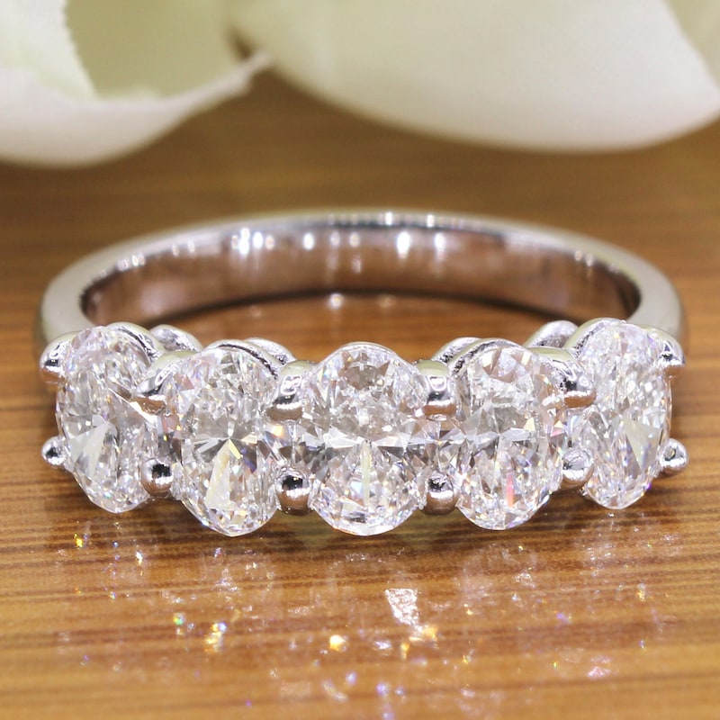 Stone Wedding Ring - Etsy