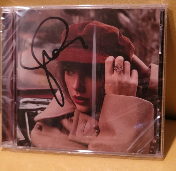Taylor Swift Hand Signed Taylors Version Red CD Brand New - Etsy
