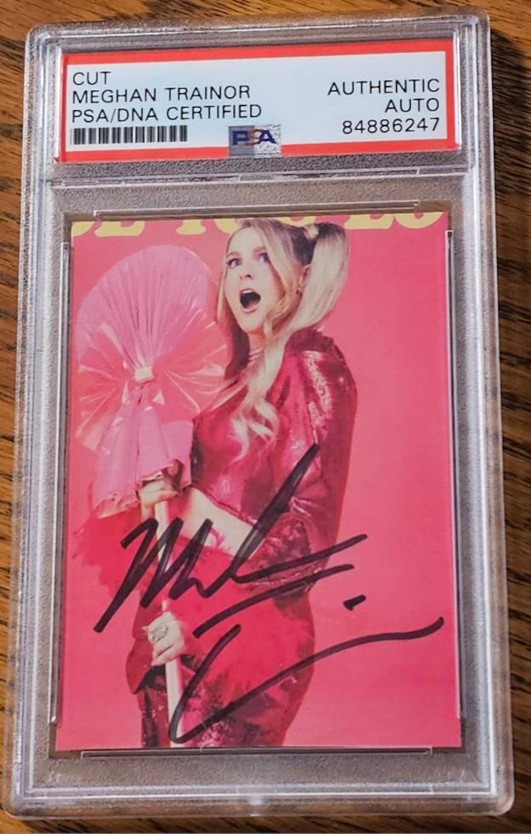 Meghan Trainor Signed Cut Signature PSA DNA - Etsy