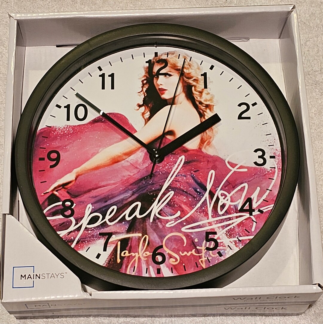 Taylor Swift Speak Now Wall Clock Album Cover - Etsy