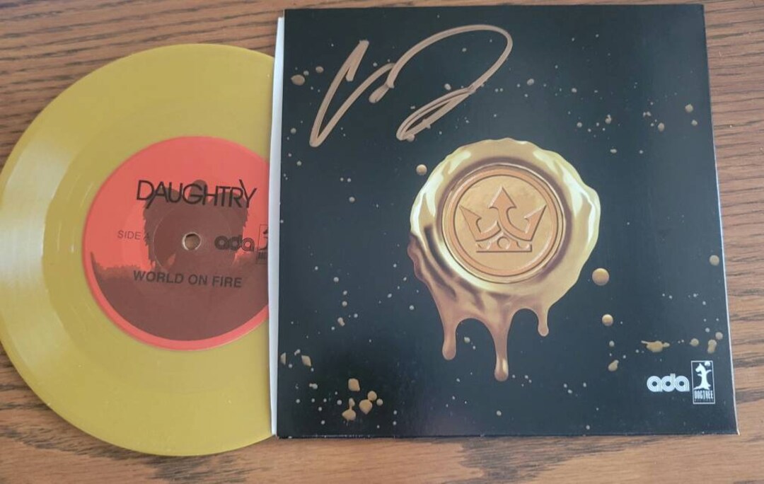 Chris Daughtry Signed Gold 7-in Limited Edition Vinyl - Etsy