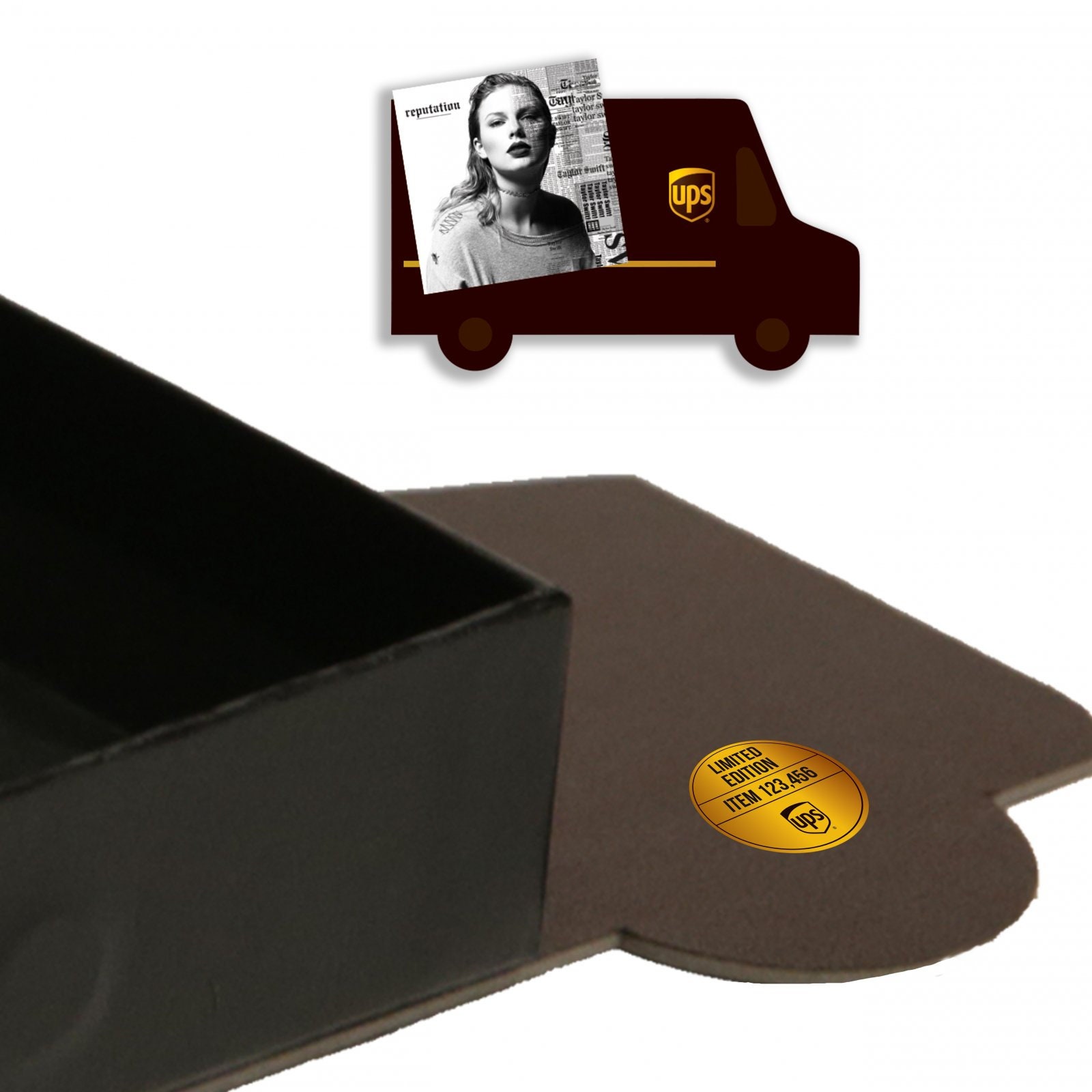 Taylor Swift Reputation UPS Collectors Box W/sealed CD Brand NEW - Etsy 日本