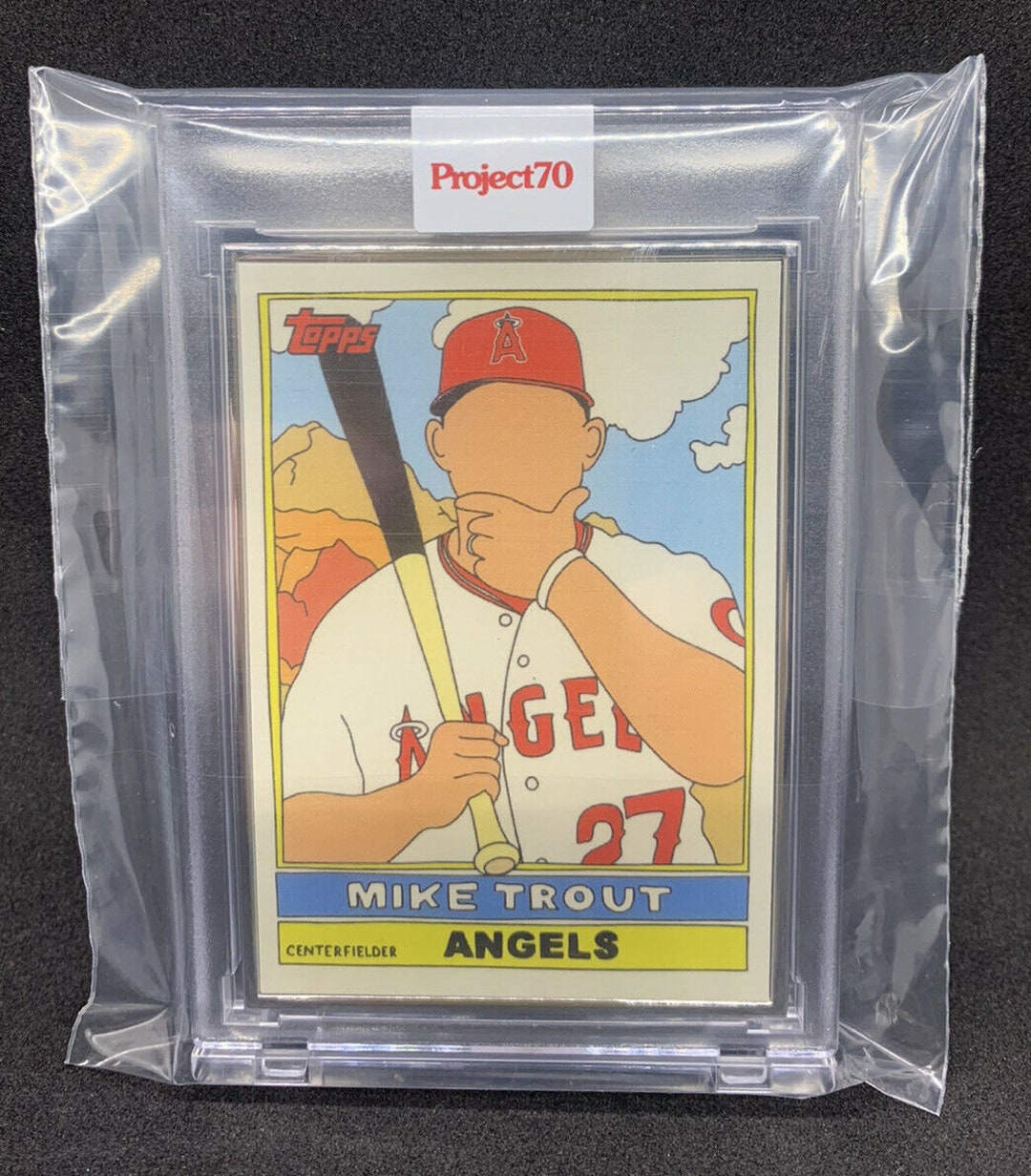Mike Trout by Fucci Artist Proof Framed 20 /51 Topps Project 70 P70 27 ...