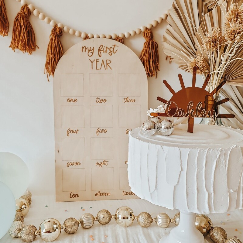 One Year Photo Prop - Etsy