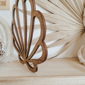 Wooden Seashell Decor: Coastal Nursery, Ocean Theme - Etsy