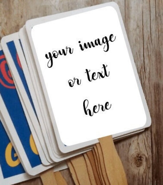 10 CT Custom Hand Fans Personalized Hand Fansprogram Fans - Etsy