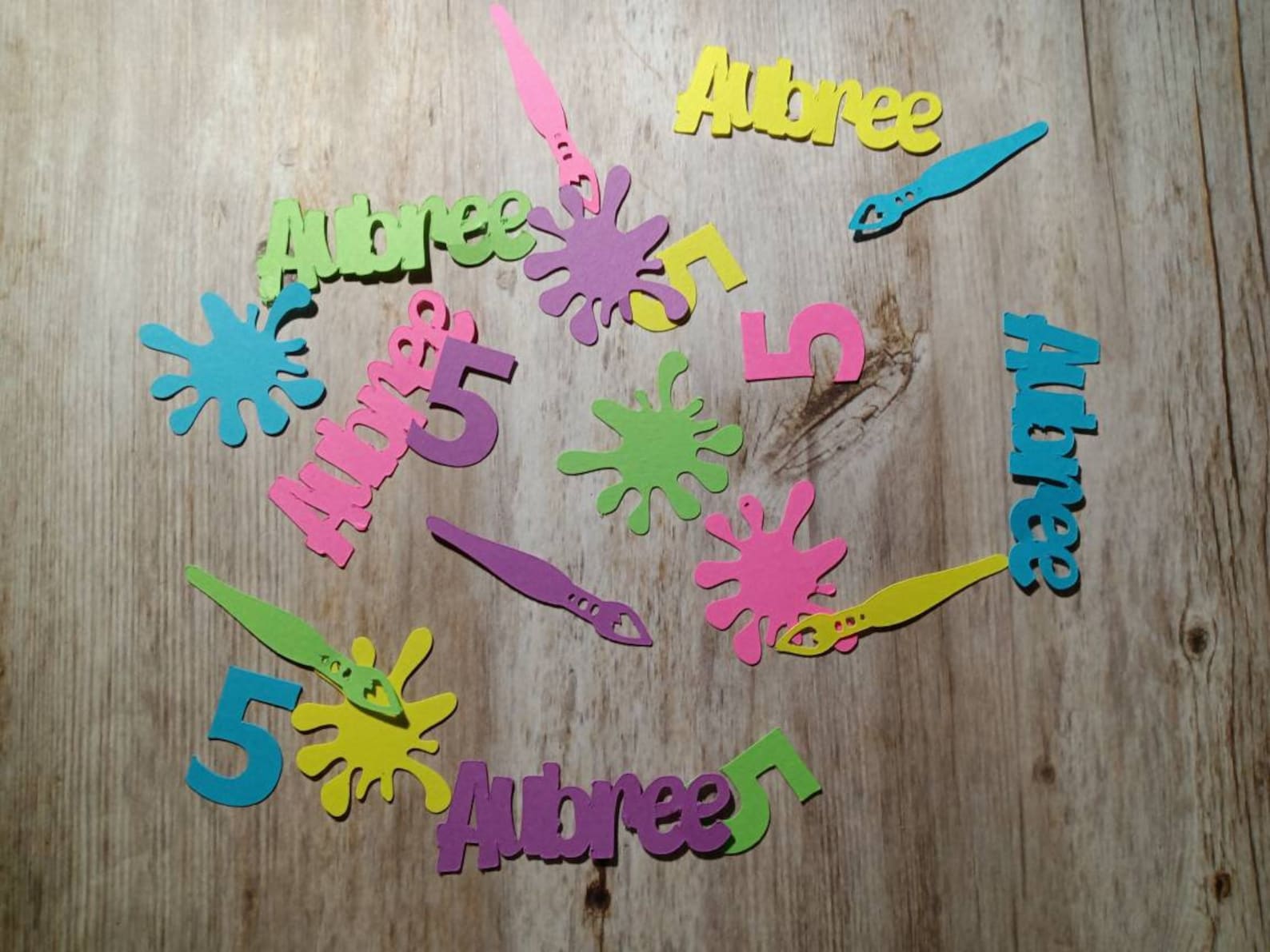 Paint Party Confetti, Custom Confetti, Table Scatter, Birthday Paint ...