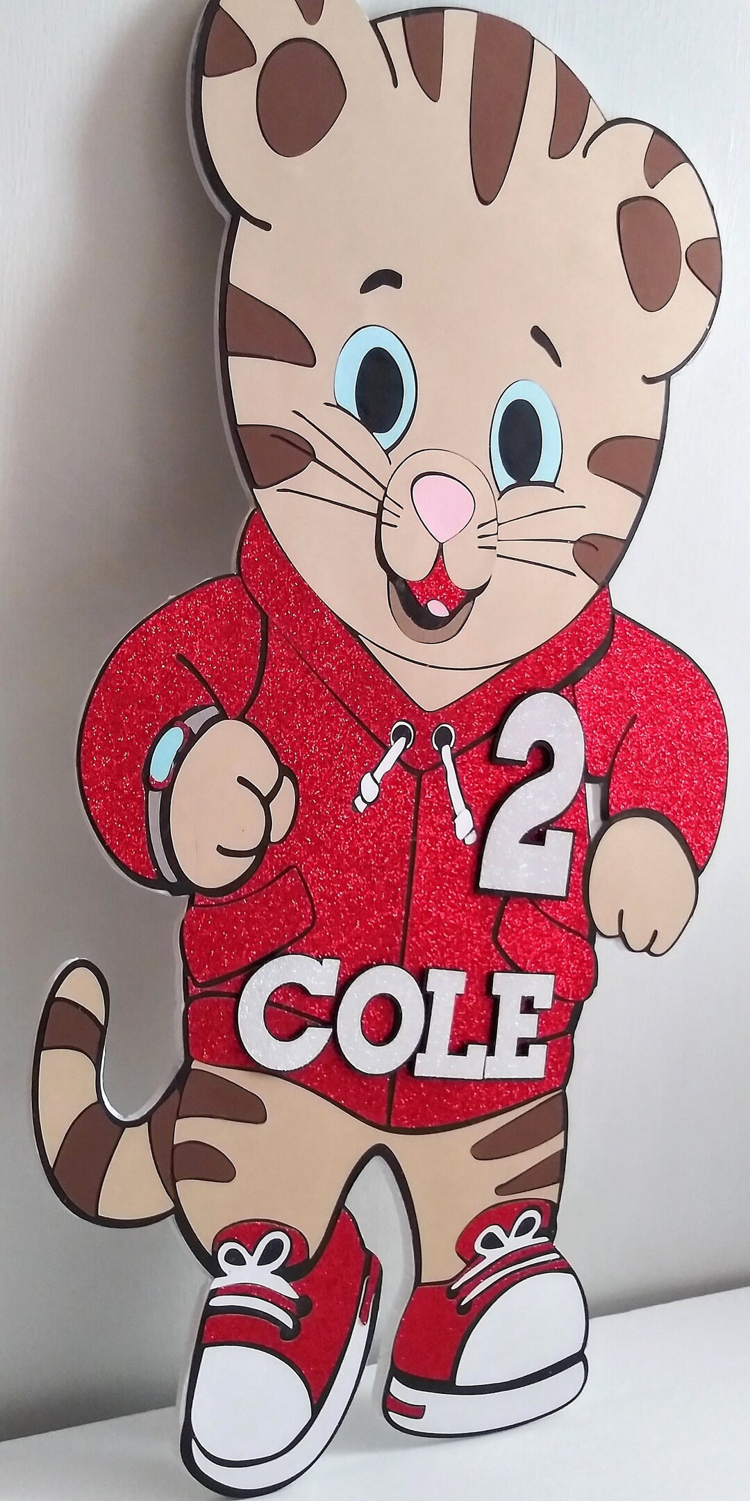 20 Inch Tiger Cutout, Personalized Daniel & Tiger Cutout, Large ...