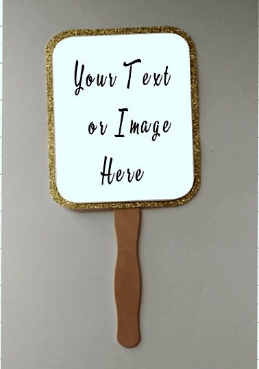 10 CT Custom Hand Fans Personalized Hand FansProgram Fans | Etsy