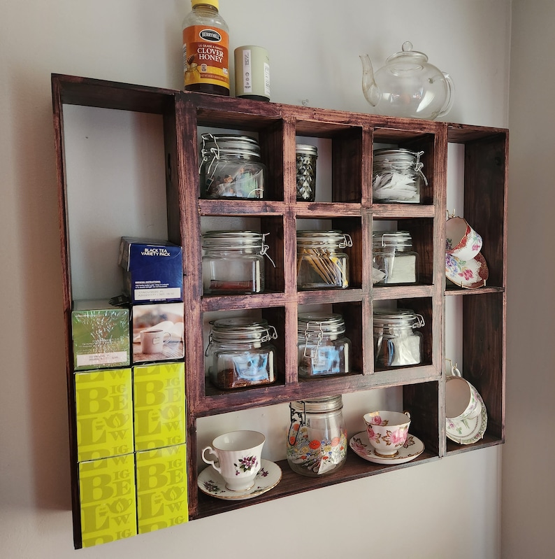 Tea Display Shelf - Etsy