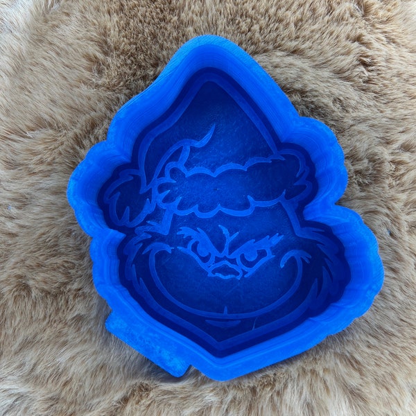Silicone Grinch Face Mold - Etsy