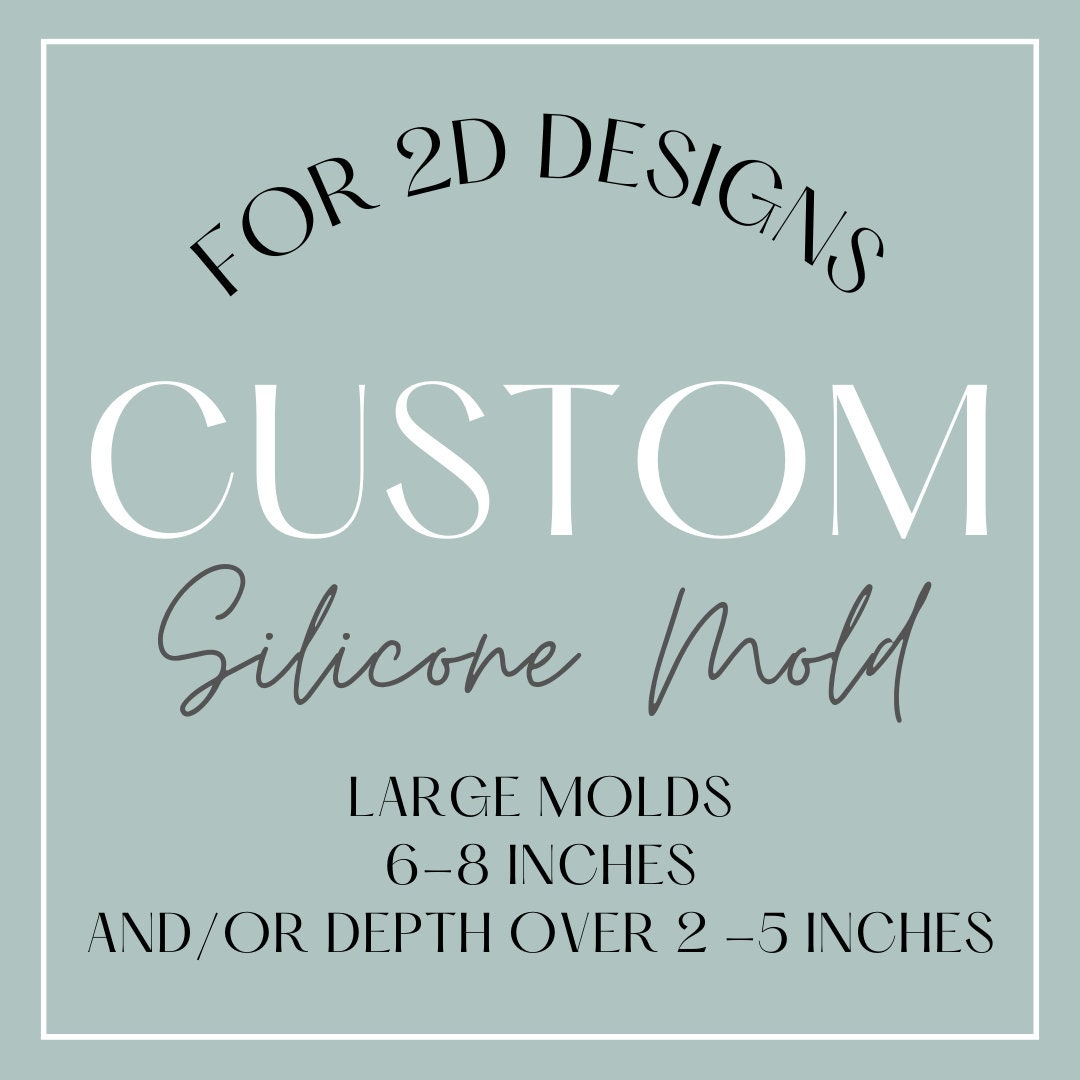Custom Large Silicone Mold 2D Molds - Etsy