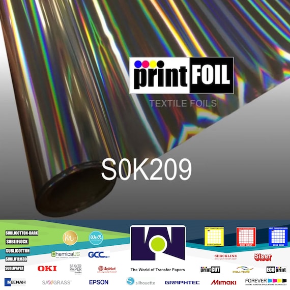 Printfoil Textile Thermo Heat Transfer Foil HOLOGRAPHIC - Etsy