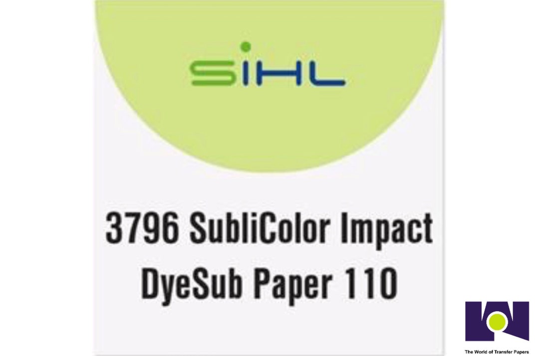 Sihl Sublicolor IMPACT Dye Sub Paper 8.5x11 for Ricoh/virtuoso 1000 ...
