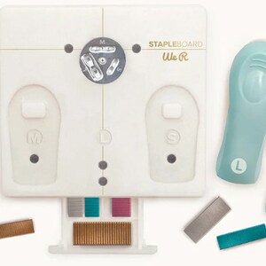 American Crafts 662897 We R Memory Keepers Magnetic Stapler Board - Etsy