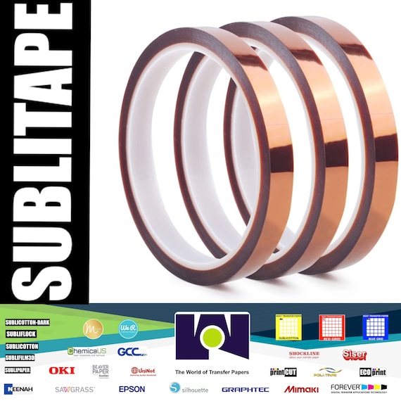 SUBLITAPE Heat Press Tape Dye Sublimation for Mugs 3D Printer - Etsy