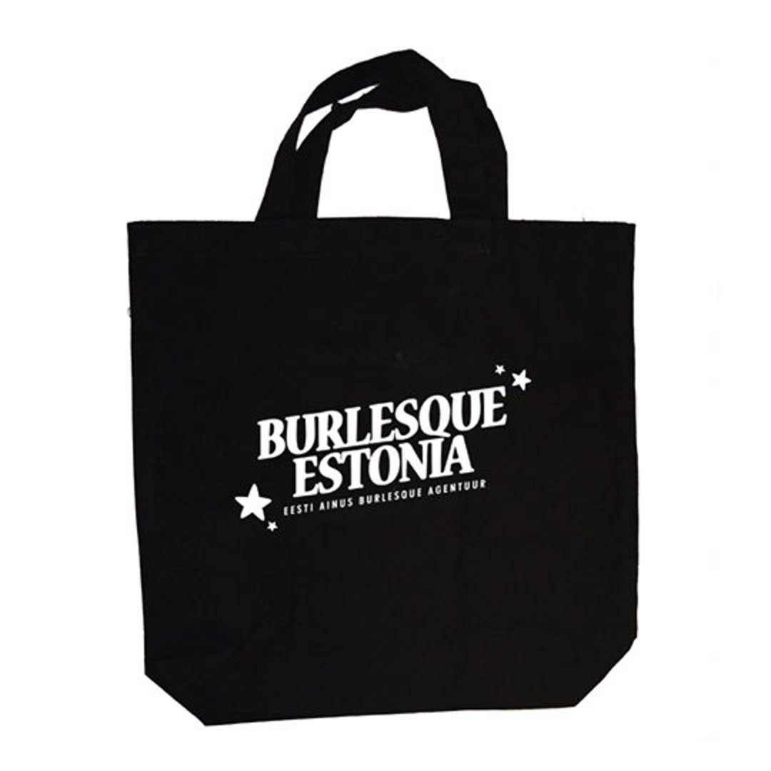 Burlesque Estonia Black Tote Bag for Training Clothes or Everyday ...