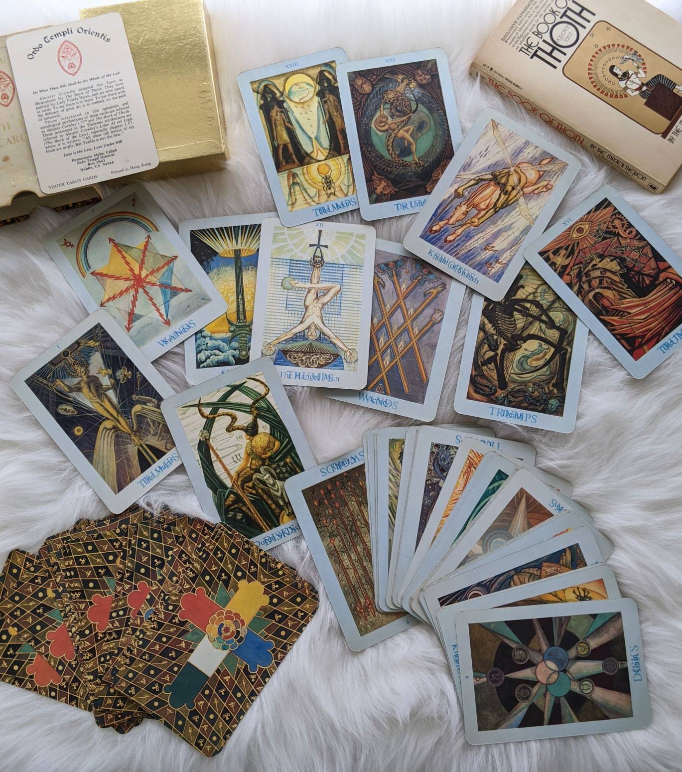 RARE First Edition 1969 Thoth Tarot Deck & The Book of Thoth | Etsy