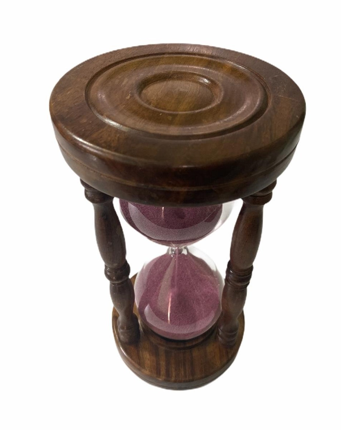 Vintage Big Wooden Hourglass Brown Wooden Hourglass 30 | Etsy