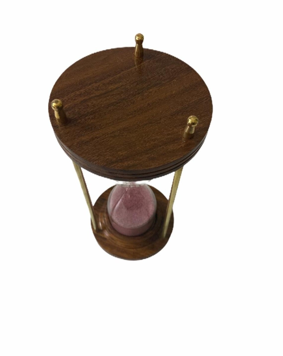 Vintage big wooden hourglass Brown wooden hourglass 10 | Etsy