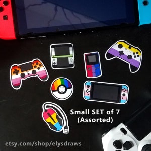 LGBT Pride Gaymer Stickers Glossy Water Resistant Vinyl Stickers for ...