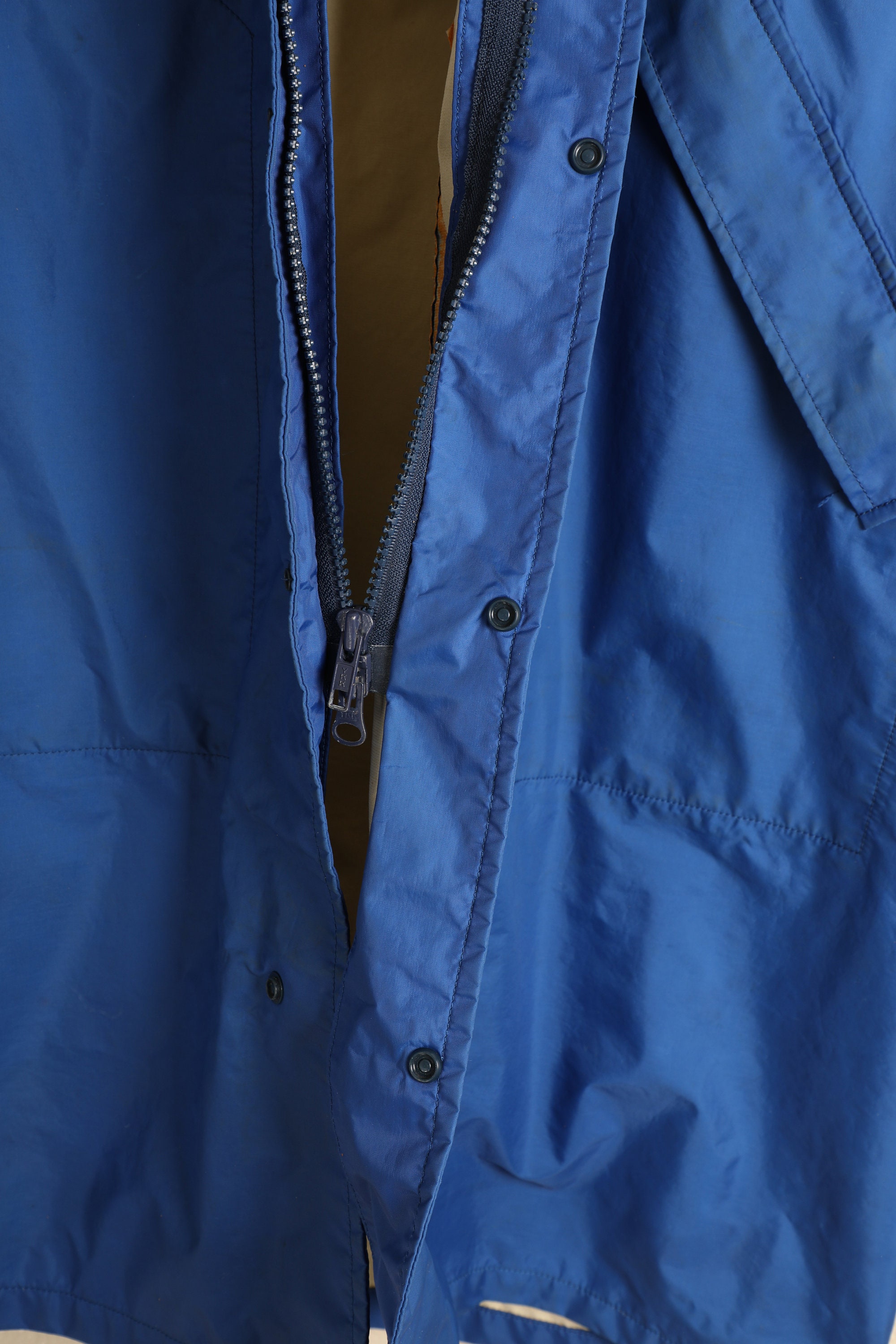 Vintage 80s Patagonia Cagoule (thigh-length Jacket) in Royal Blue - Etsy