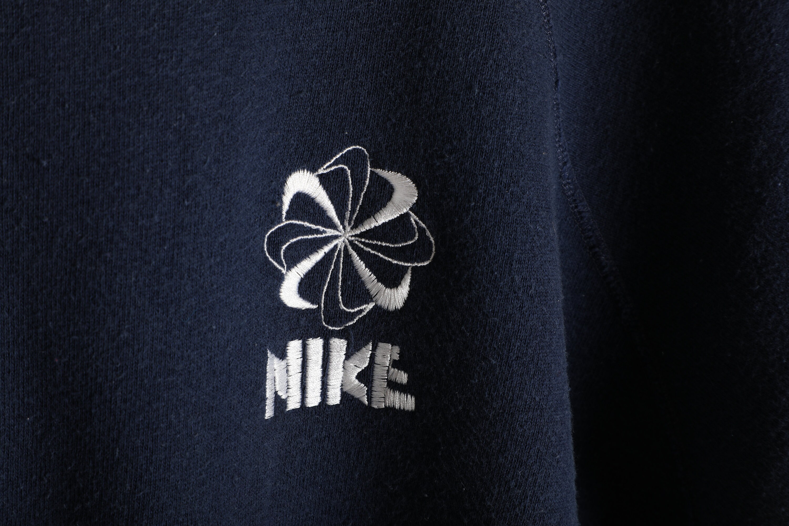 Vintage 70s Nike Pinwheel Embroidered Navy Blue Crewneck Sweatshirt ...