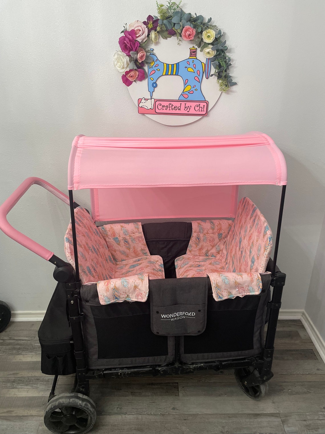 Light Pink UV50 Protection Canopy With/without Side Panel for ...