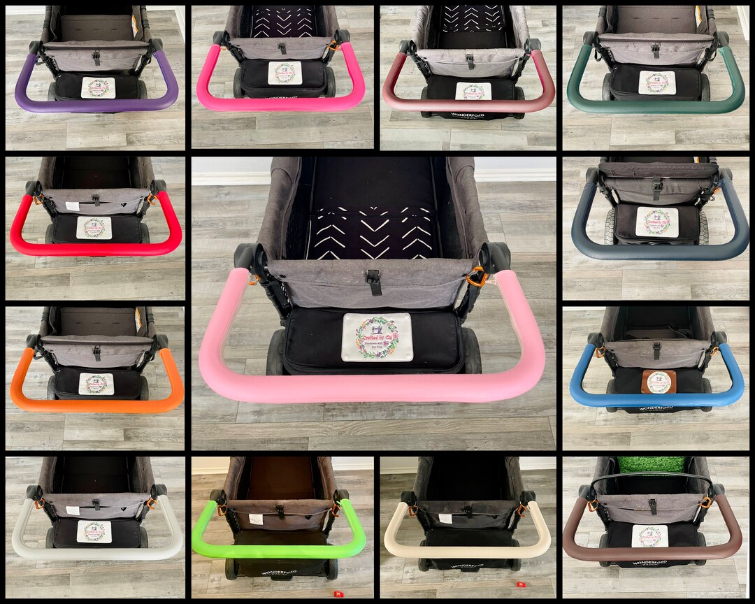 Light Pebble Grain Marine Vinyl Handlebar Covers for Wonderfold ...