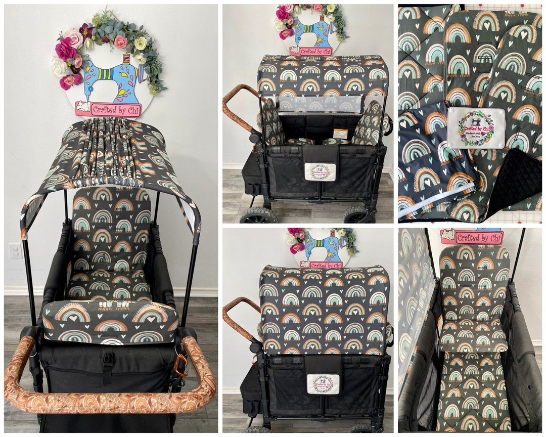 Charcoal Rainbow Seat Covers and More Accessories for Wonderfold,keenz ...